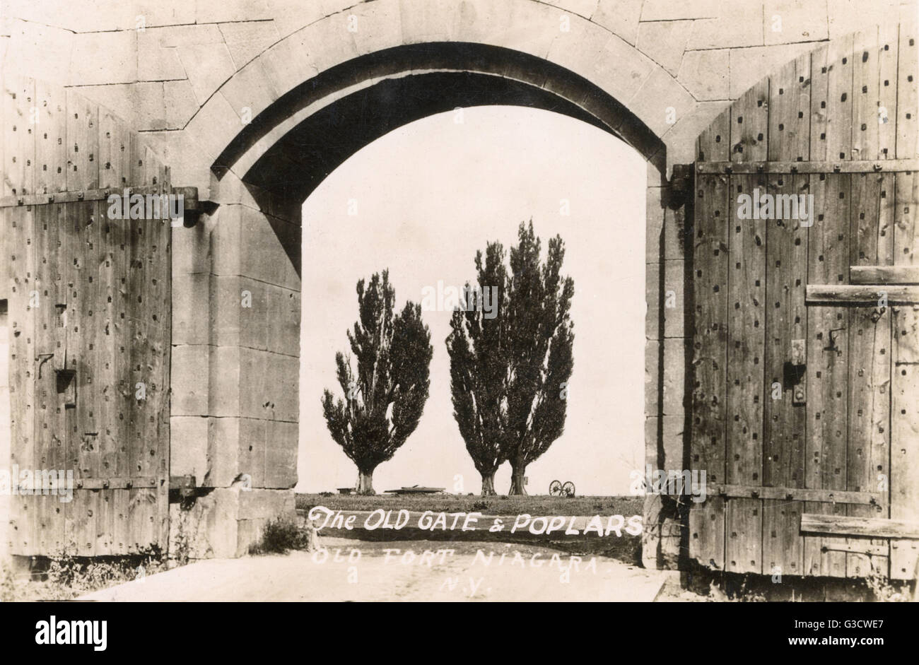 Old Fort gates, Niagara Falls, New York State, USA Stock Photo - Alamy
