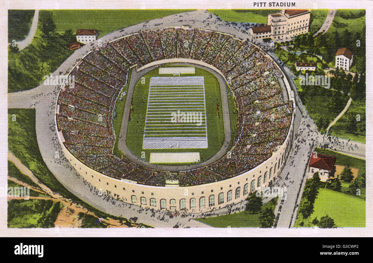 Pitt Stadium, University of Pittsburg, Pennsylvania, USA Stock Photo ...