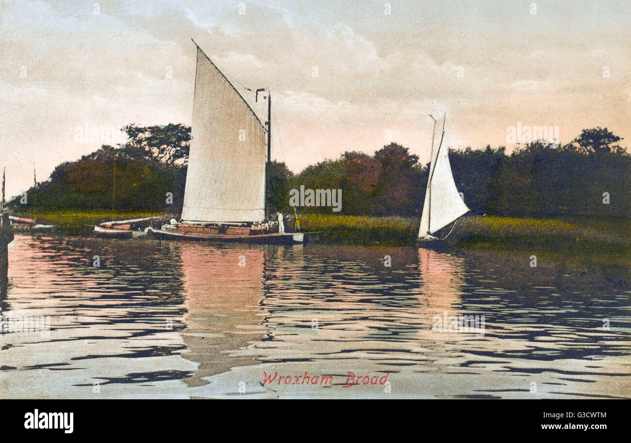 Norfolk broads sailing boats hi-res stock photography and images - Alamy