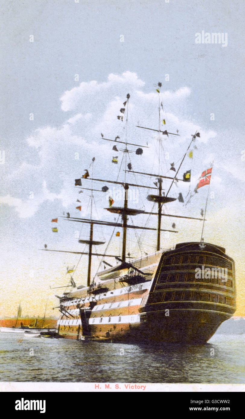 Hms victory trafalgar hi-res stock photography and images - Alamy