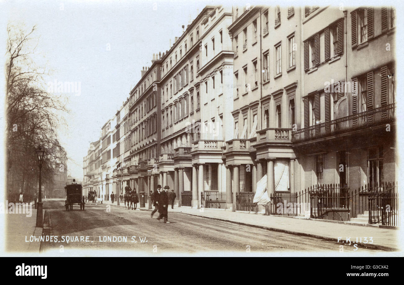 Lowndes Square, London Date: circa 1905 Stock Photo - Alamy