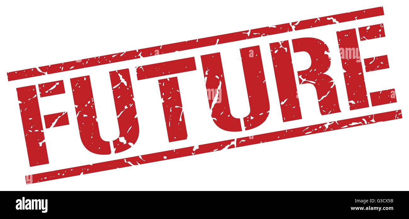 future red grunge square vintage rubber stamp Stock Vector Image & Art ...