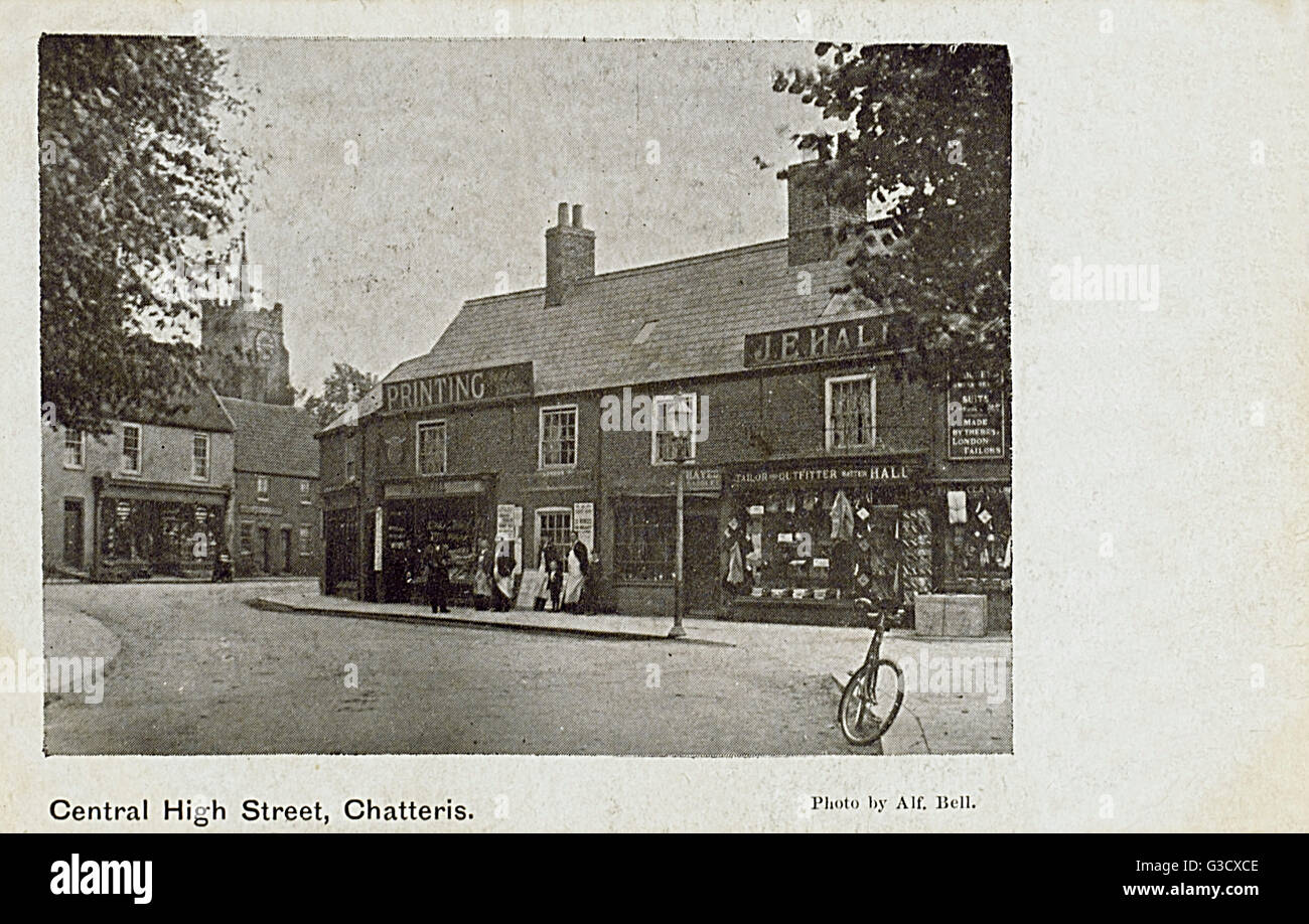 Central High Street - Chatteris - Cambridgeshire Stock Photo - Alamy