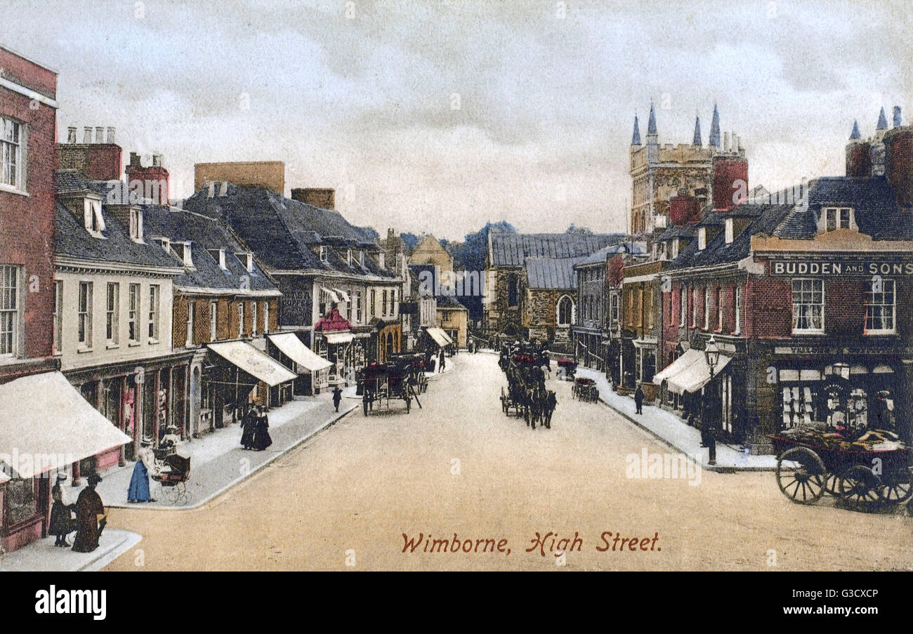 Dorset the high street date hi-res stock photography and images - Alamy