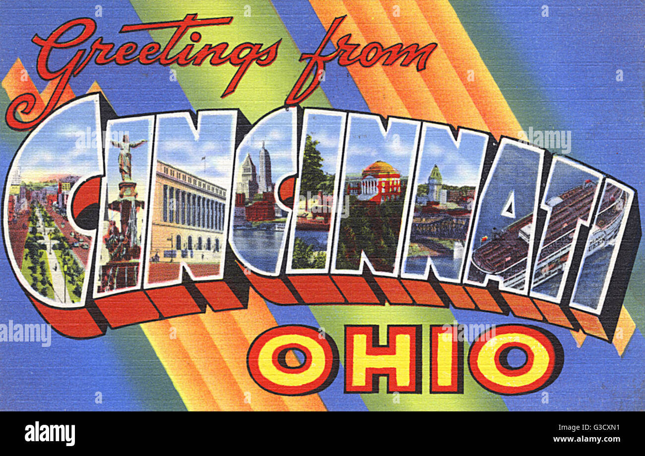 Ohio postcard hi-res stock photography and images - Alamy