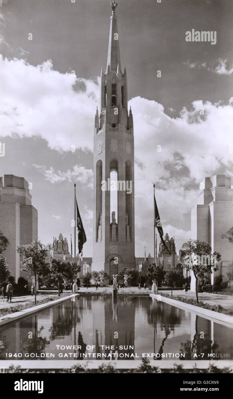 Tower of the Sun - 1940 Golden Gate International Exposition Stock Photo - Alamy