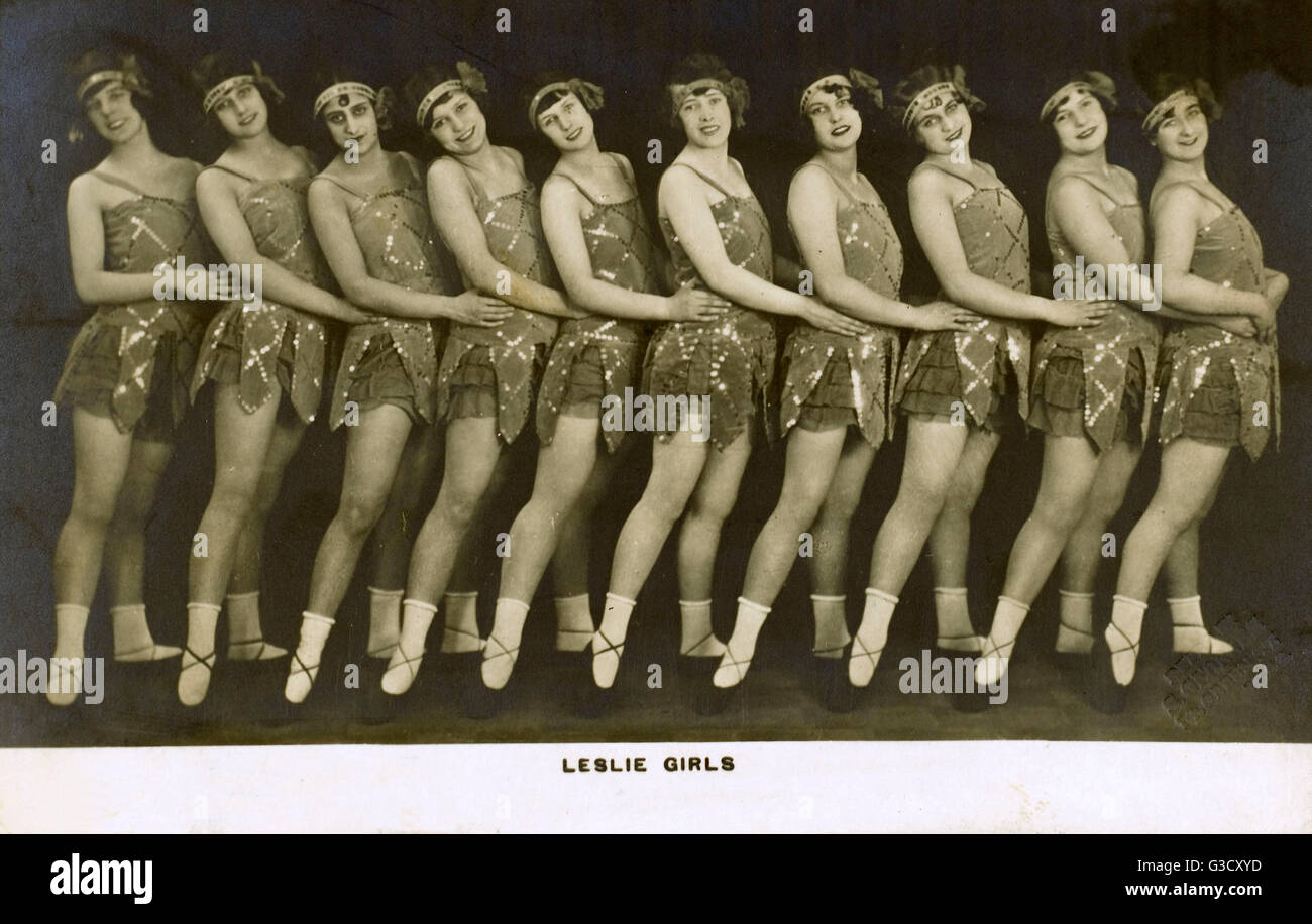 The Leslie Girls dance troupe Stock Photo - Alamy