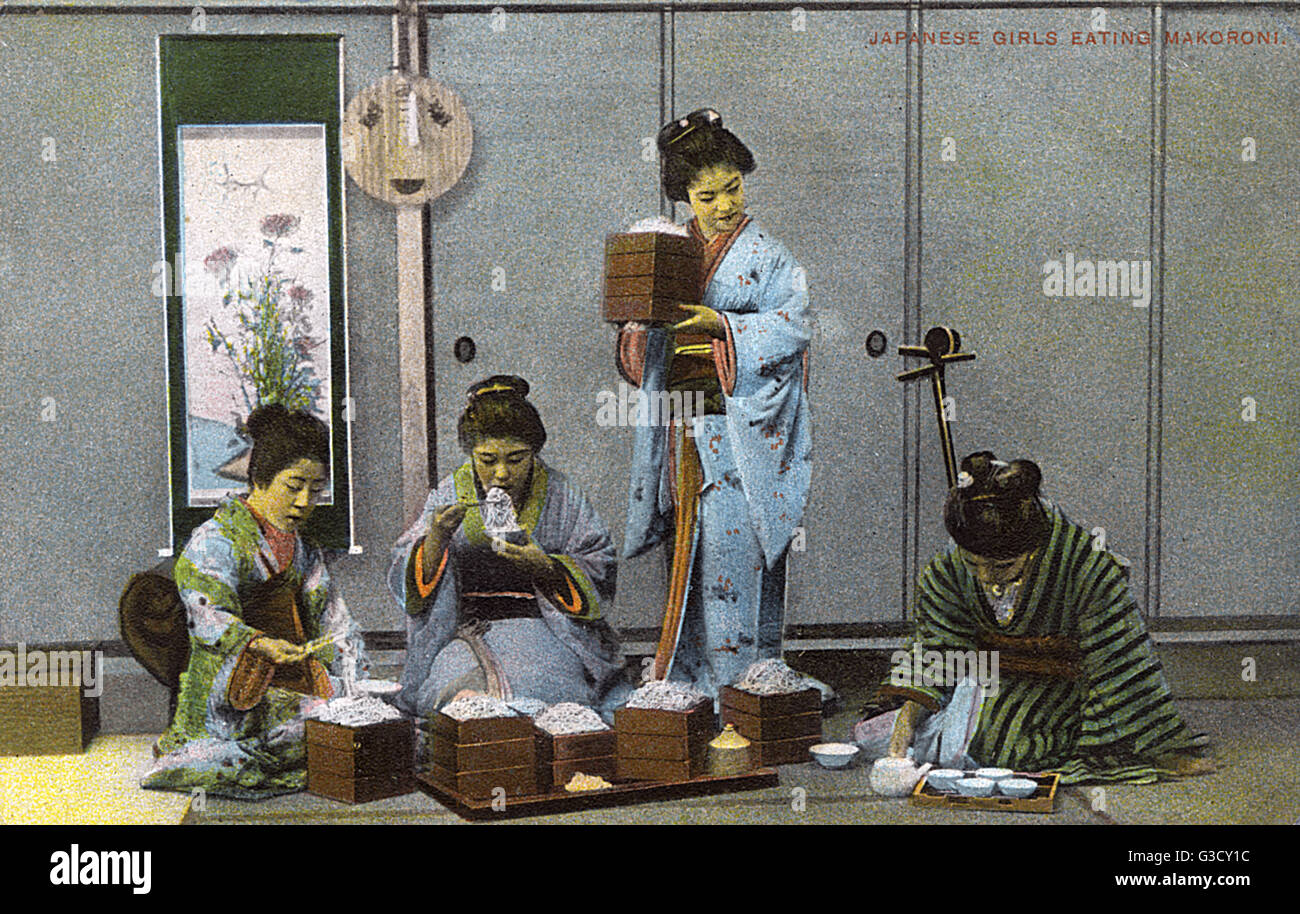 Geisha food japan hi-res stock photography and images - Alamy
