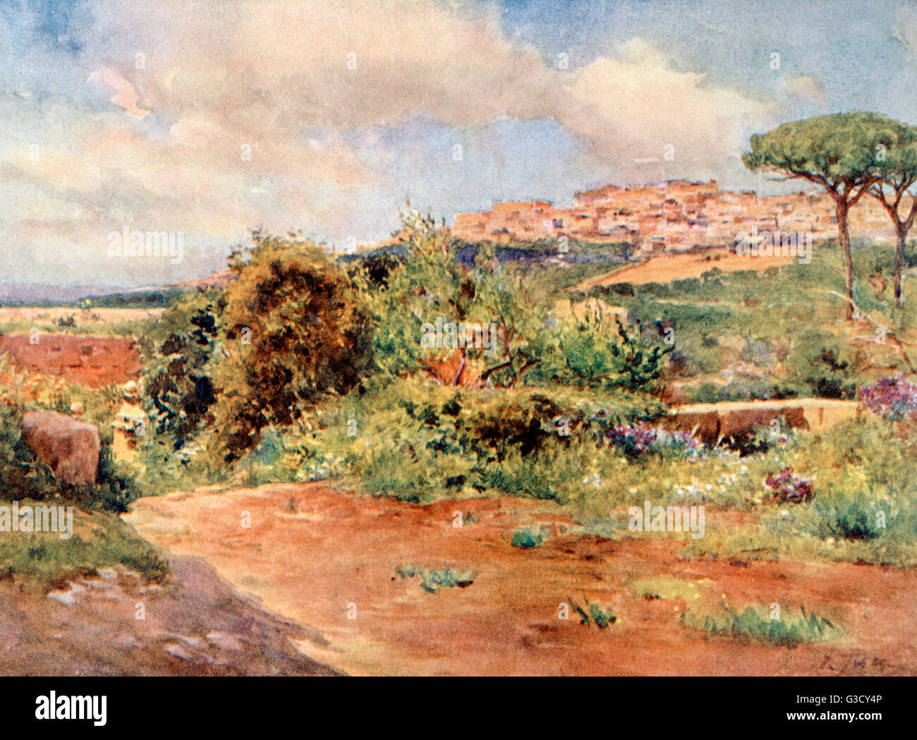 Girgenti from Garden of Saint Nicola, Sicily, Italy Stock Photo - Alamy