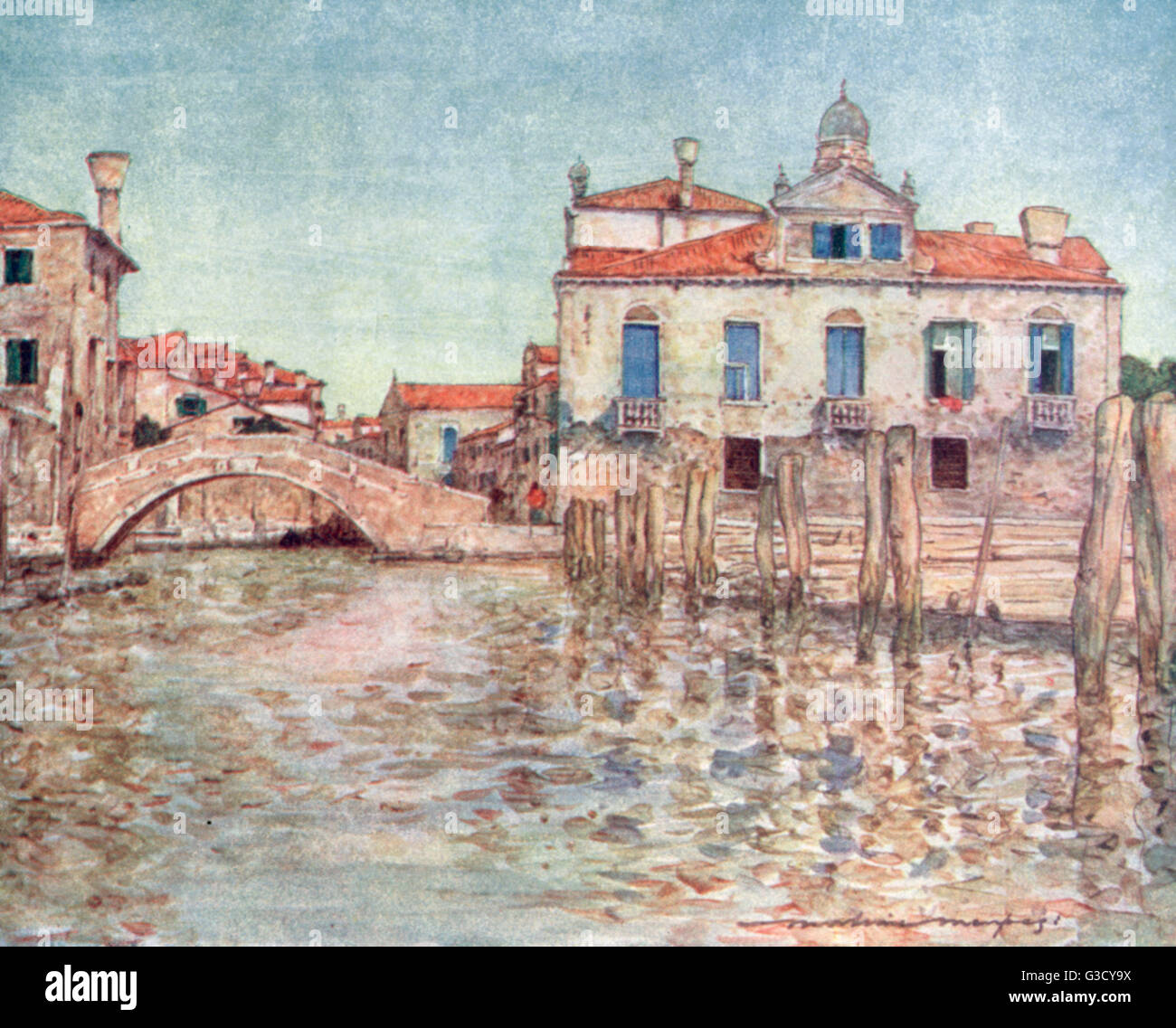 By a squero or boat-building yard - Venice, Italy Stock Photo - Alamy