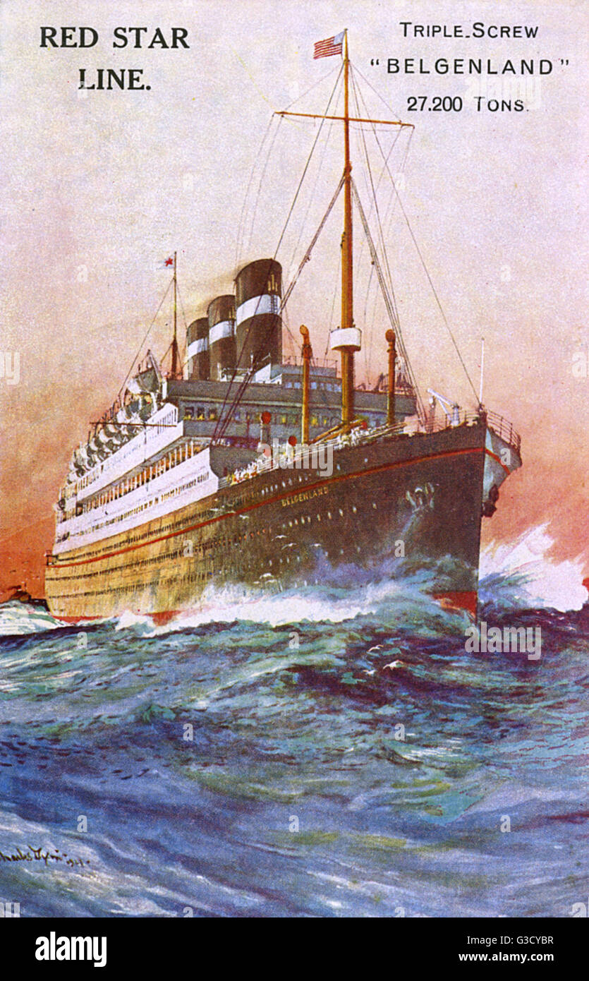 The Red Star Liner High Resolution Stock Photography and Images - Alamy