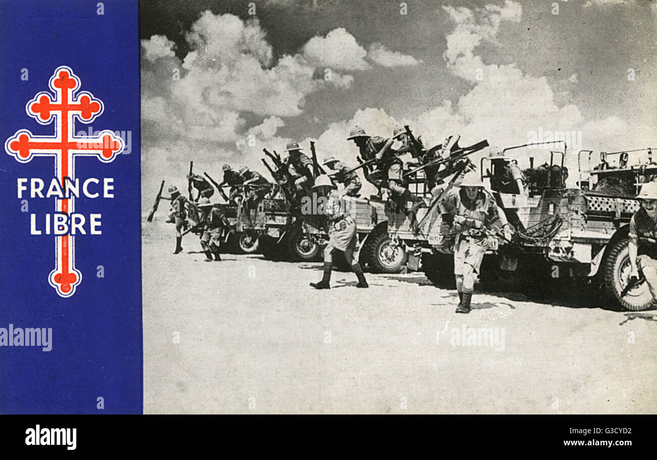 WW2 - Free French Forces in Africa Stock Photo - Alamy
