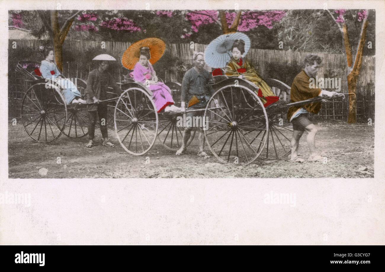 Japanese rickshaws hi-res stock photography and images - Alamy