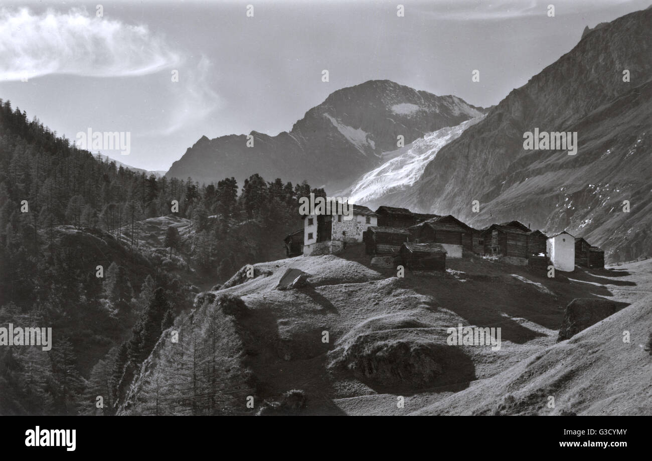 The Hamlet of Zmutt - Zermatt, Switzerland Stock Photo - Alamy