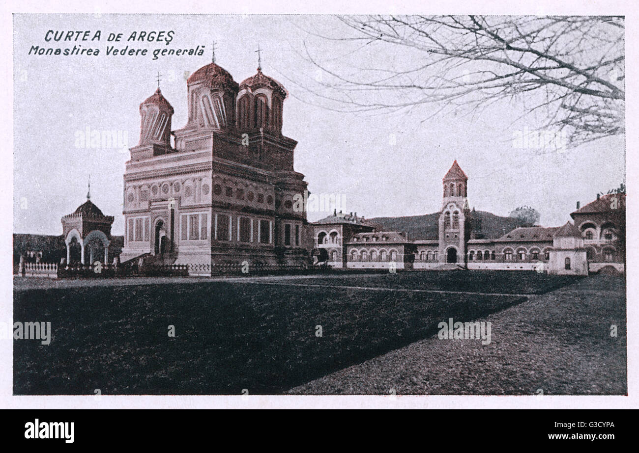 Romania - Curtea de Arges Monastery Stock Photo - Alamy