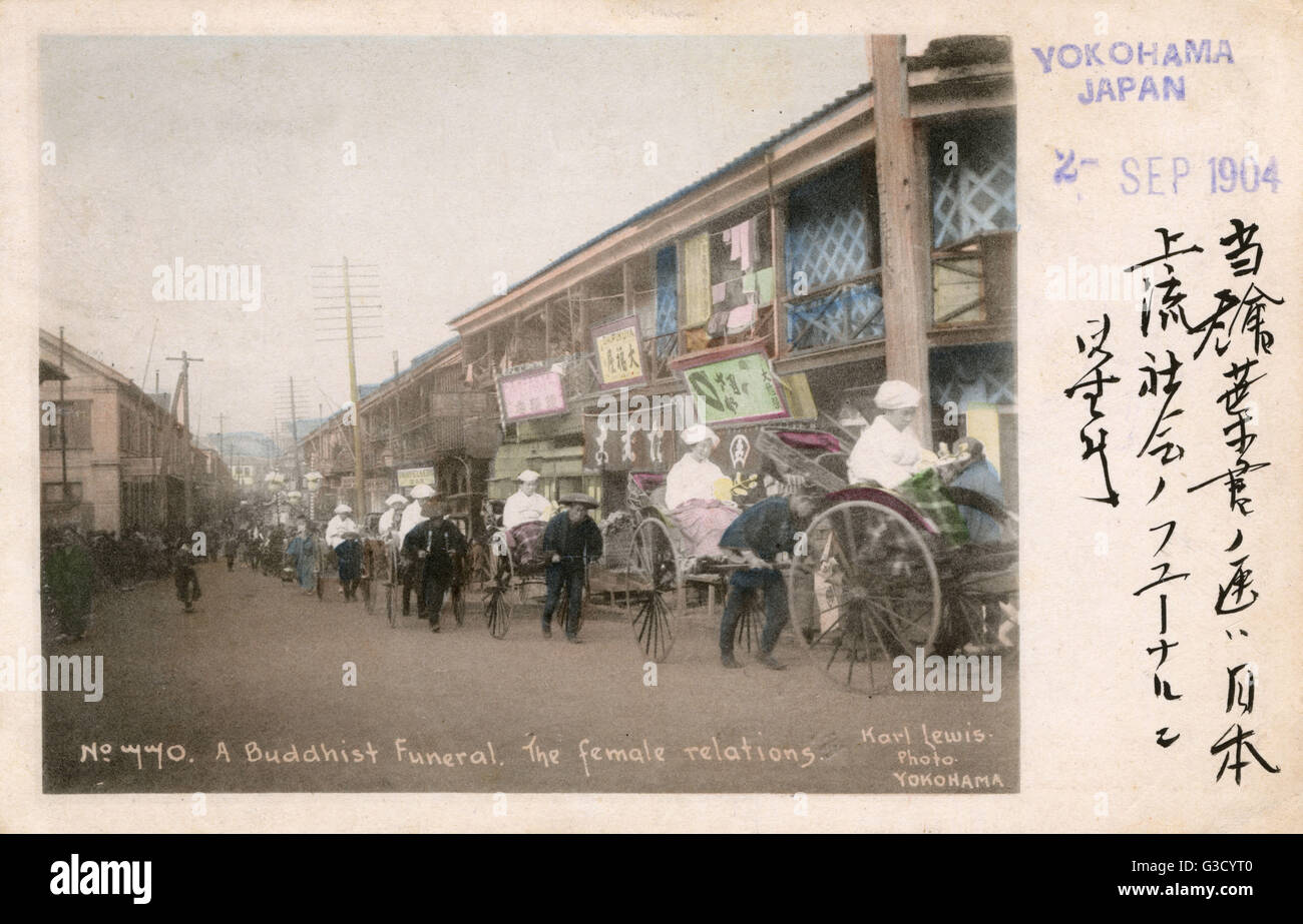 Buddhist funeral japan hi-res stock photography and images - Alamy