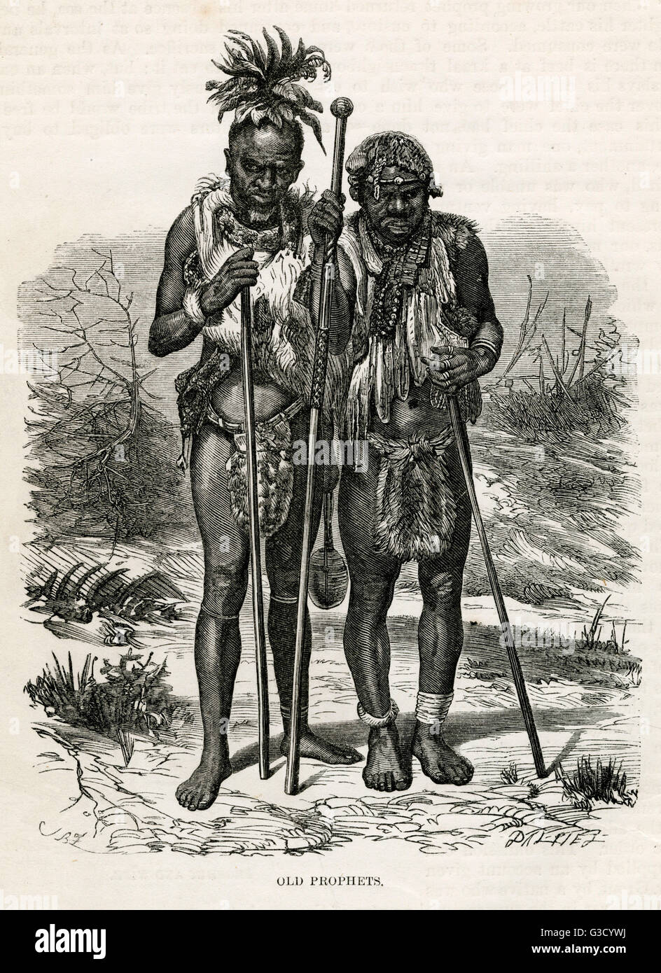 Two Old Prophets Stock Photo - Alamy