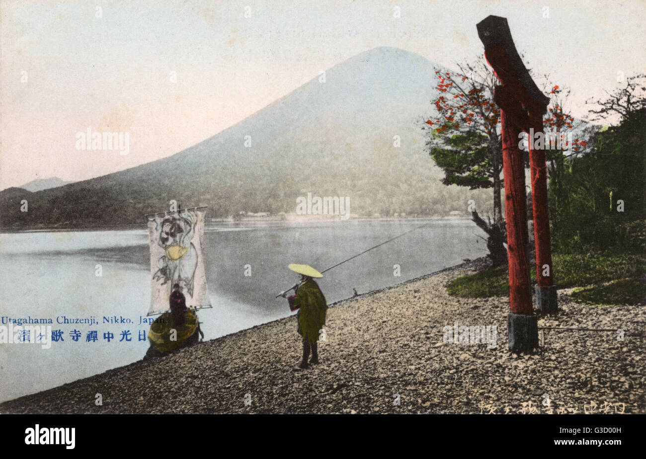 Utagahama (Utaga Beach), Chuzenji Lake, Nikko, Japan Stock Photo - Alamy