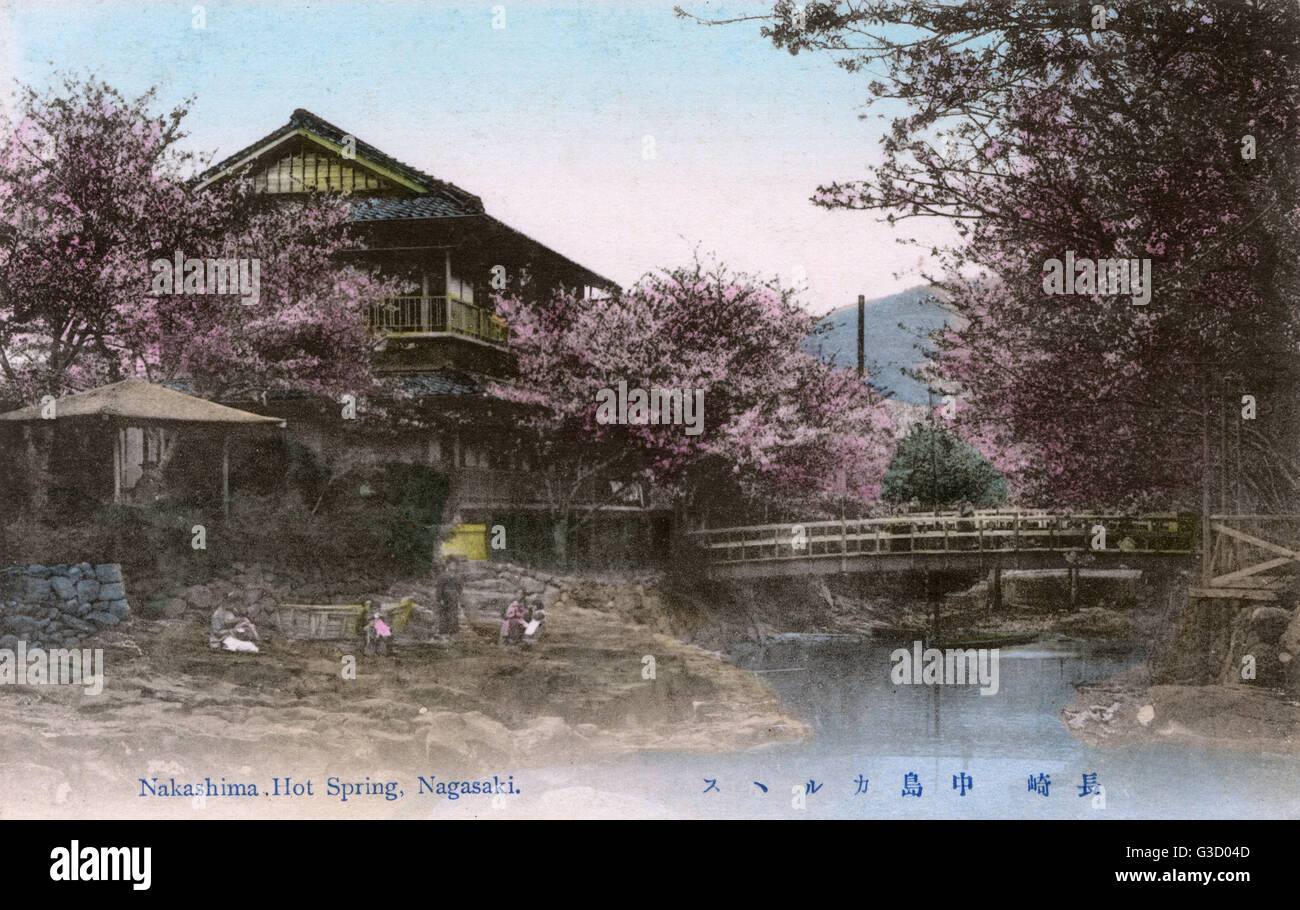 Nagasaki, Japan - The Hot Spring Stock Photo - Alamy