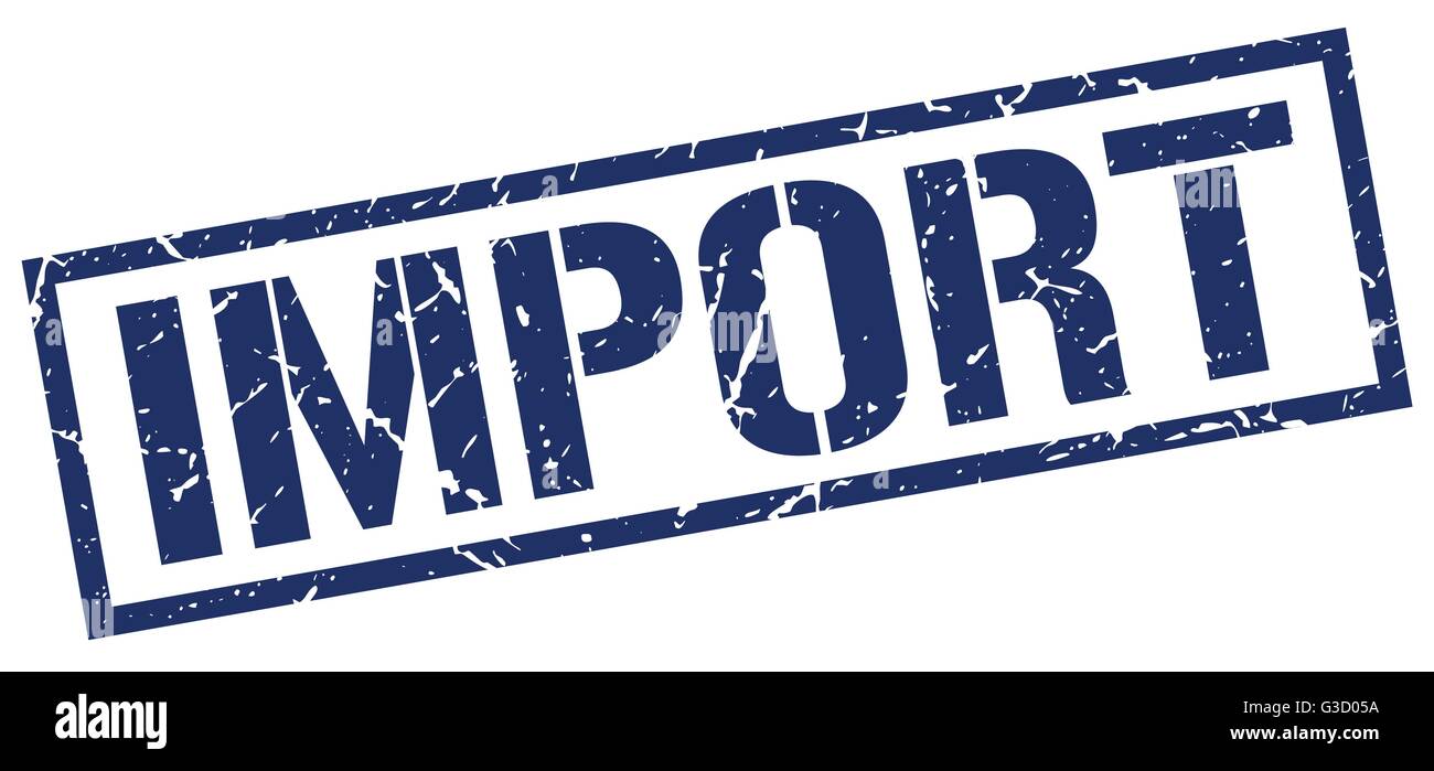 import blue grunge square vintage rubber stamp Stock Vector Image & Art - Alamy