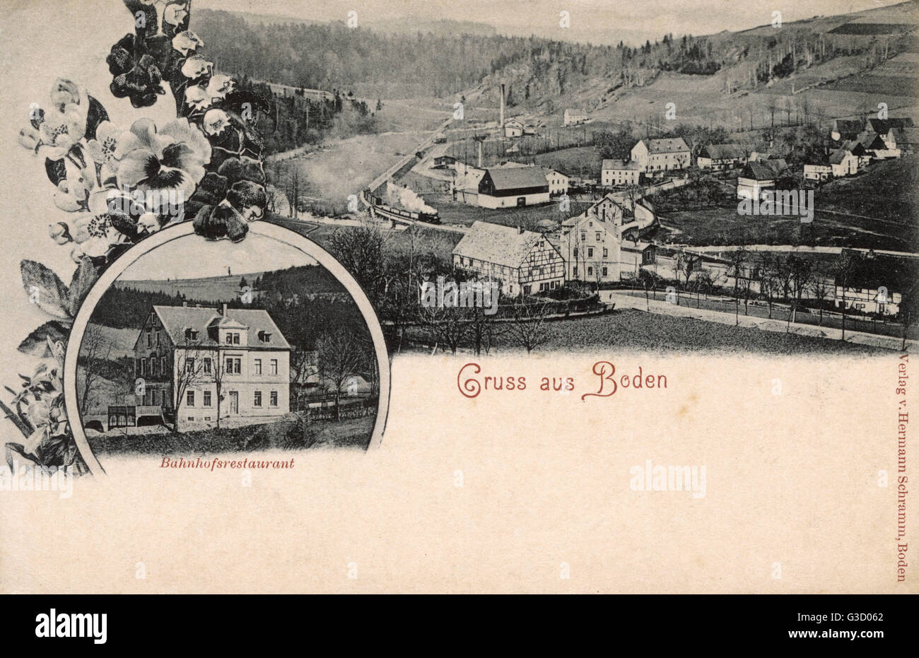 Boden, Germany, featuring the Railway Station Restaurant Stock Photo ...