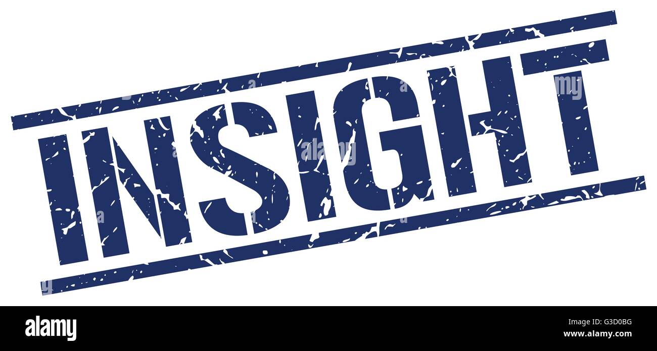 insight blue grunge square vintage rubber stamp Stock Vector Image & Art - Alamy