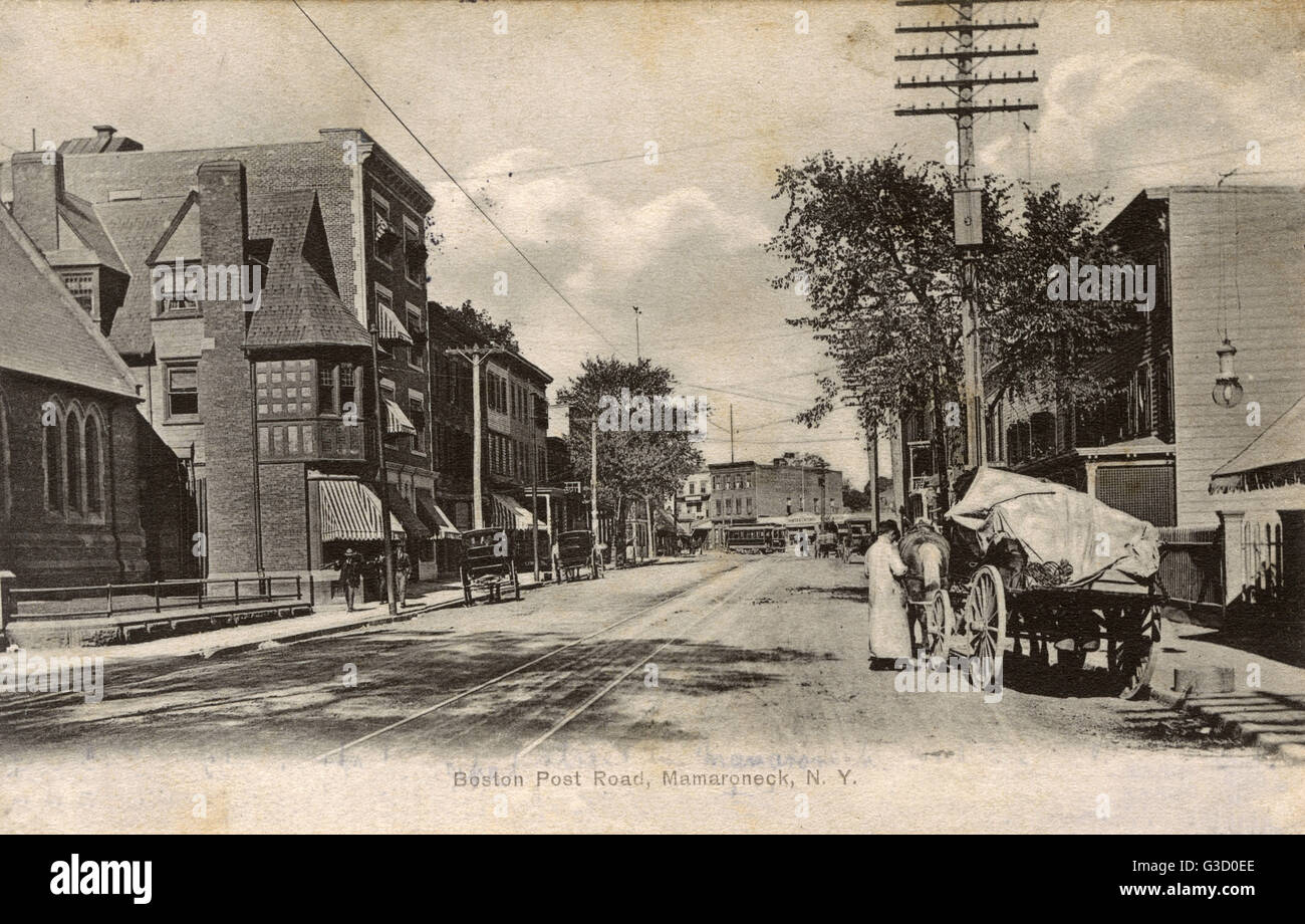 Boston post road mamaroneck hi-res stock photography and images - Alamy