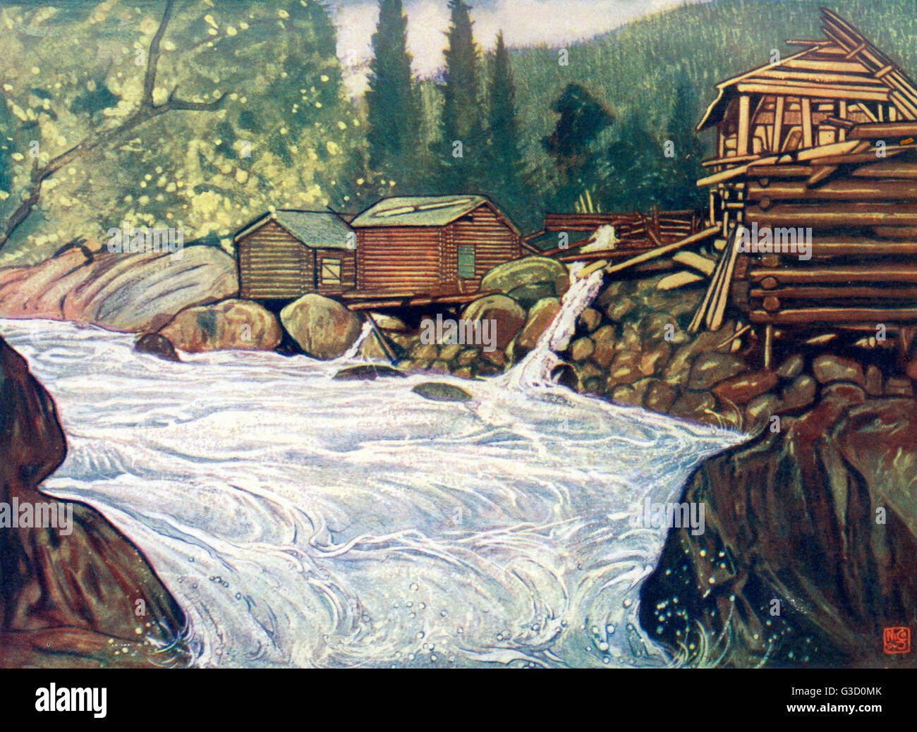 River at Haukeli Stock Photo - Alamy