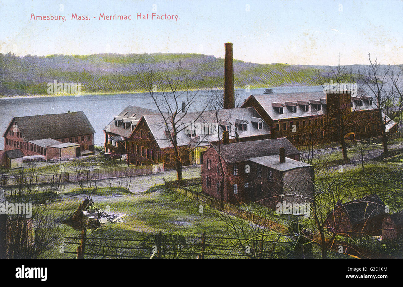 Merrimac Hat Factory, Amesbury, Massachusetts, USA Stock Photo - Alamy