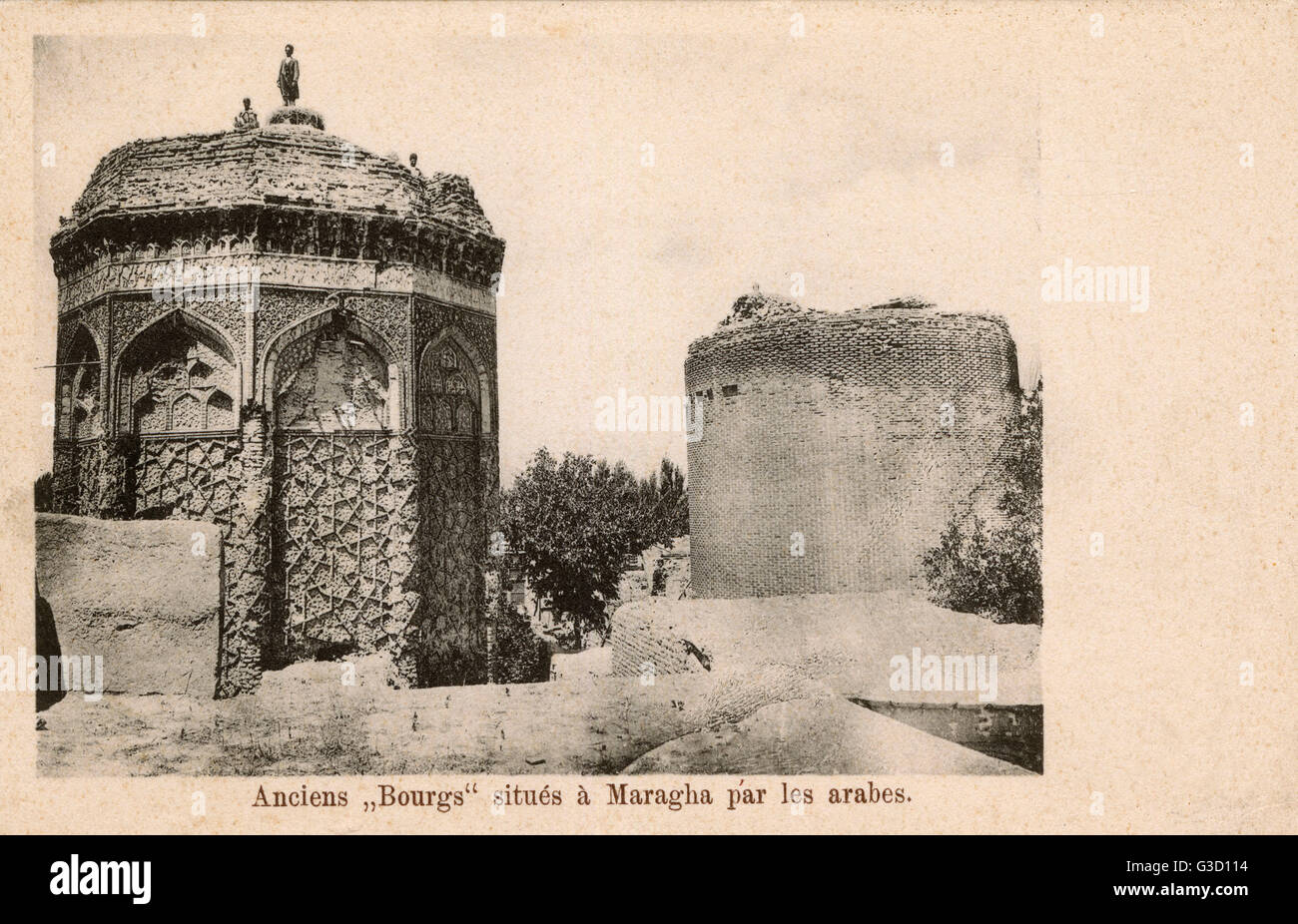 Tomb of Gunbad-i Qabud - Maragha, Iran - one of the three tombs built ...