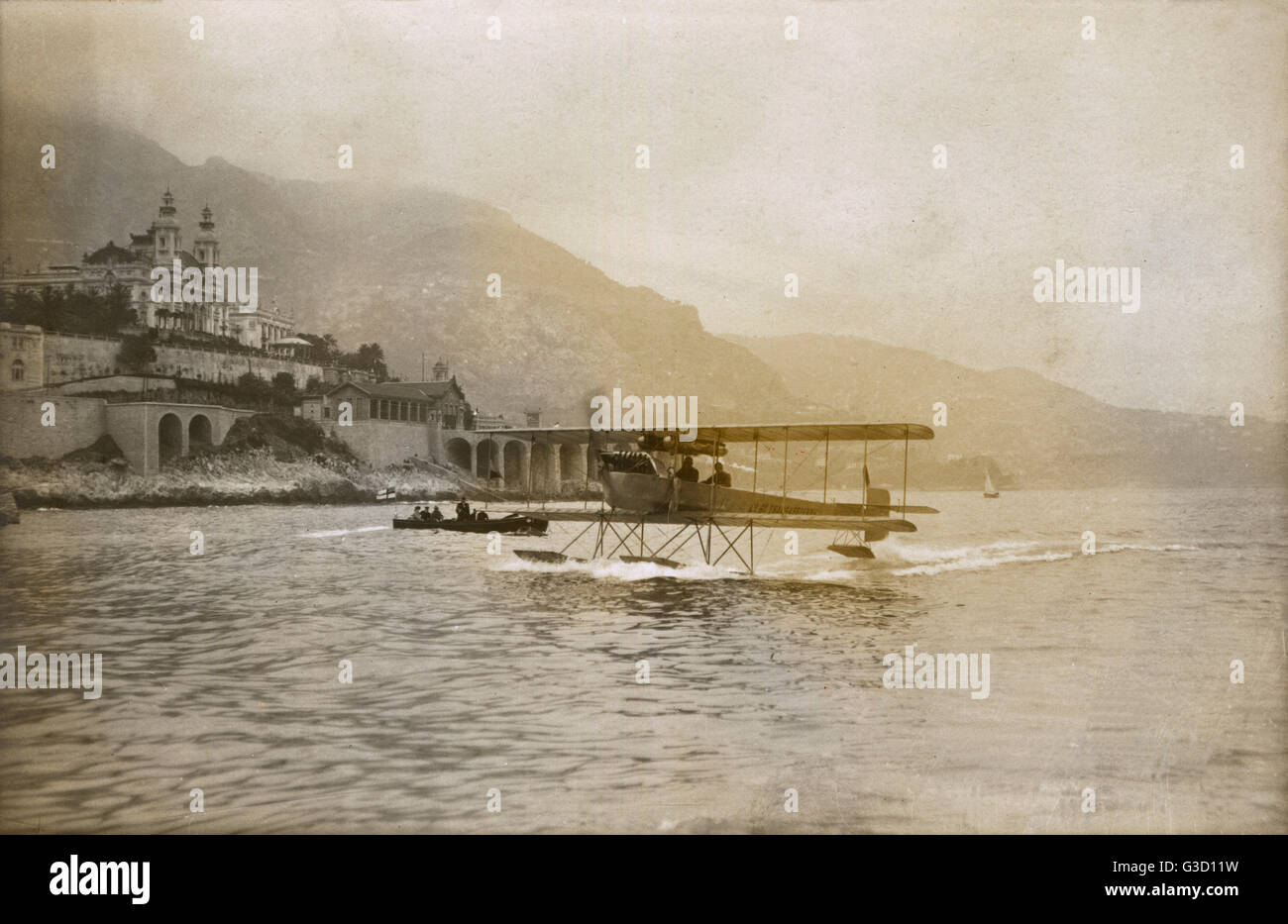Small seaplane taking at monte carlo hi-res stock photography and ...