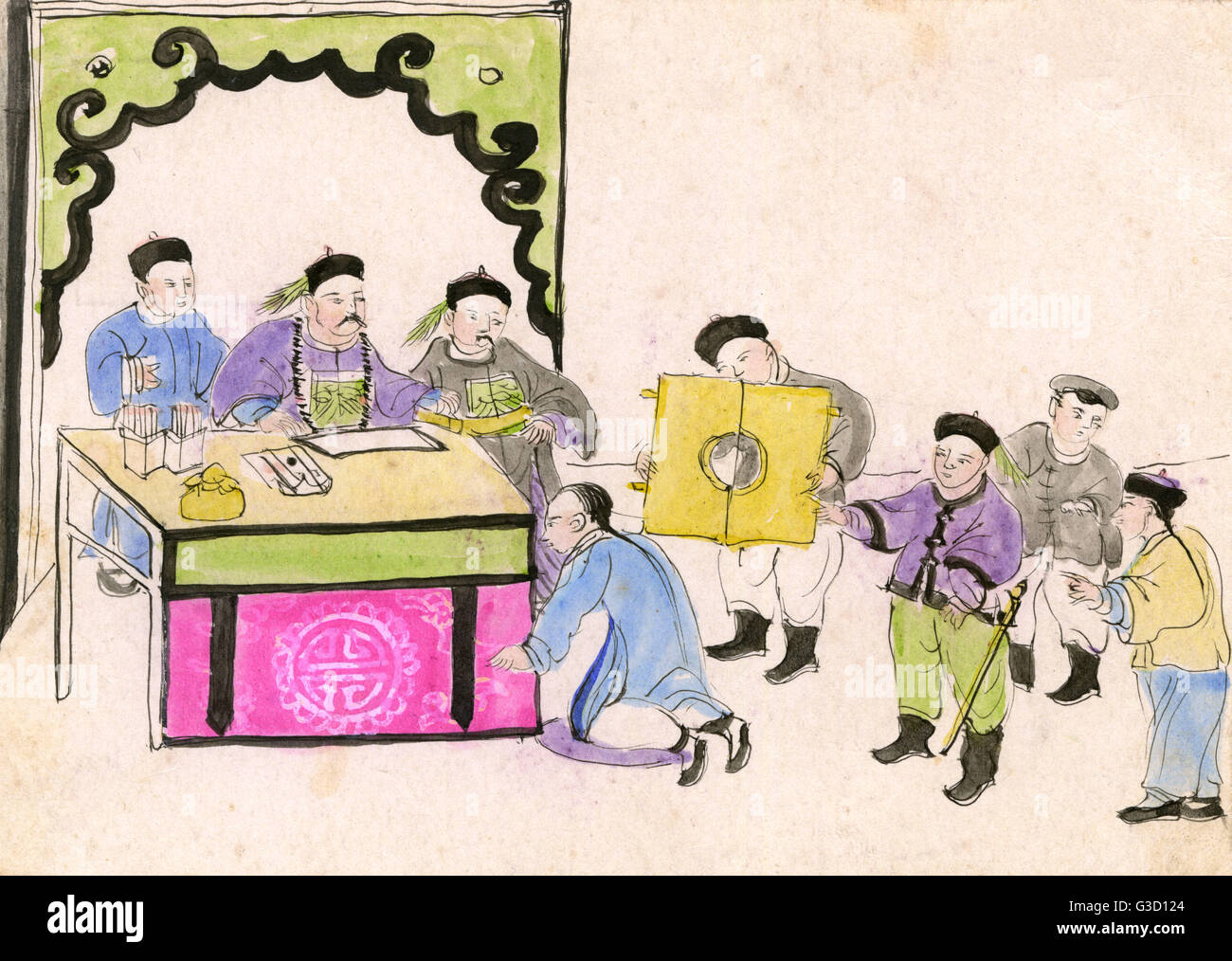 Chinese punishment criminal hi-res stock photography and images - Alamy