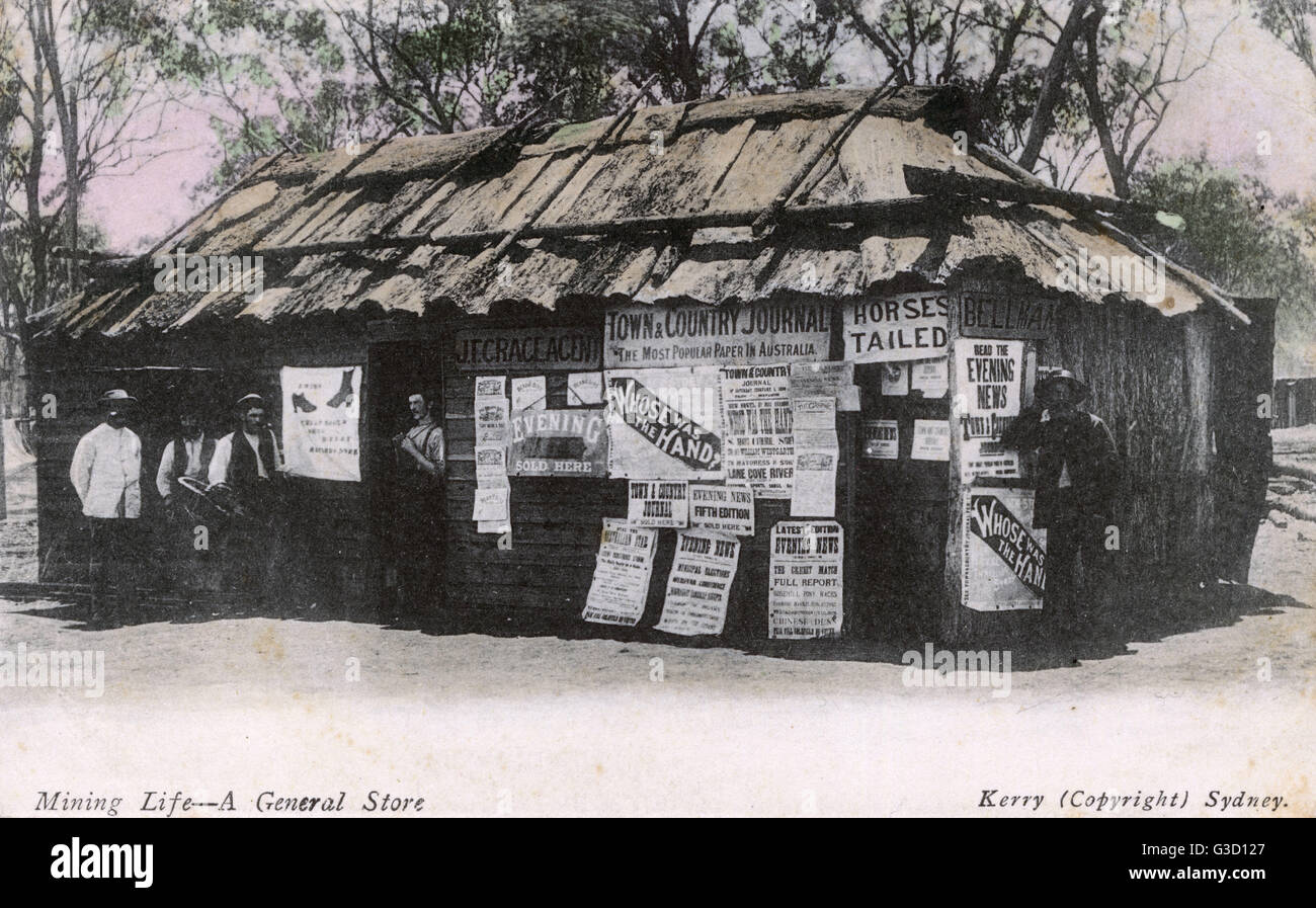 General store in a mining area, Australia Stock Photo - Alamy