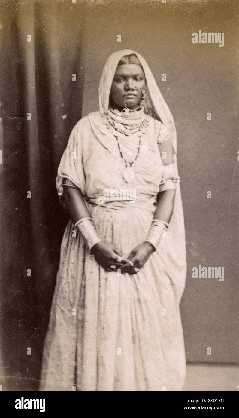 East Indian wife of plantation worker, Trinidad, West Indies Stock ...