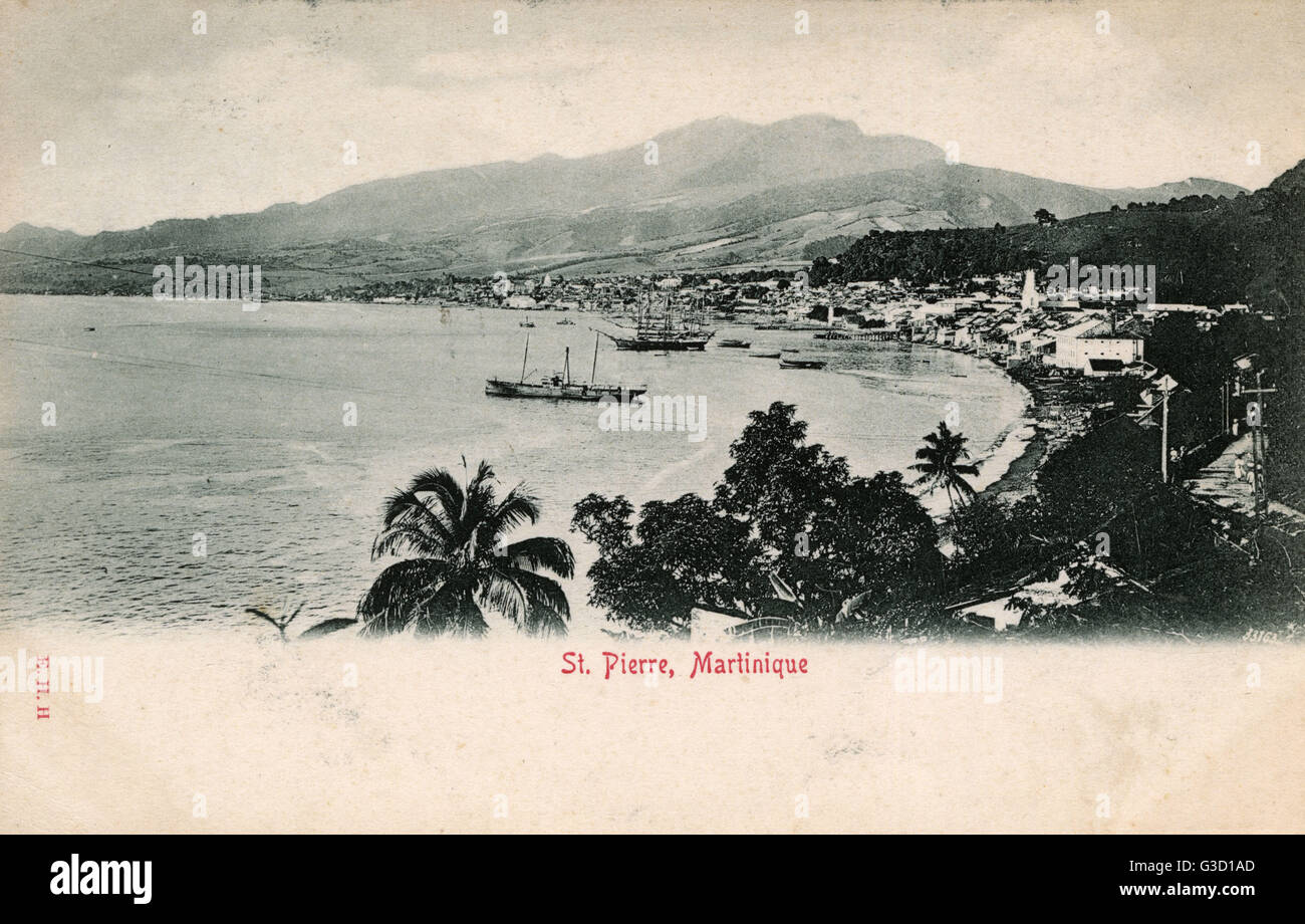 Mount pelee eruption 1902 hi-res stock photography and images - Alamy