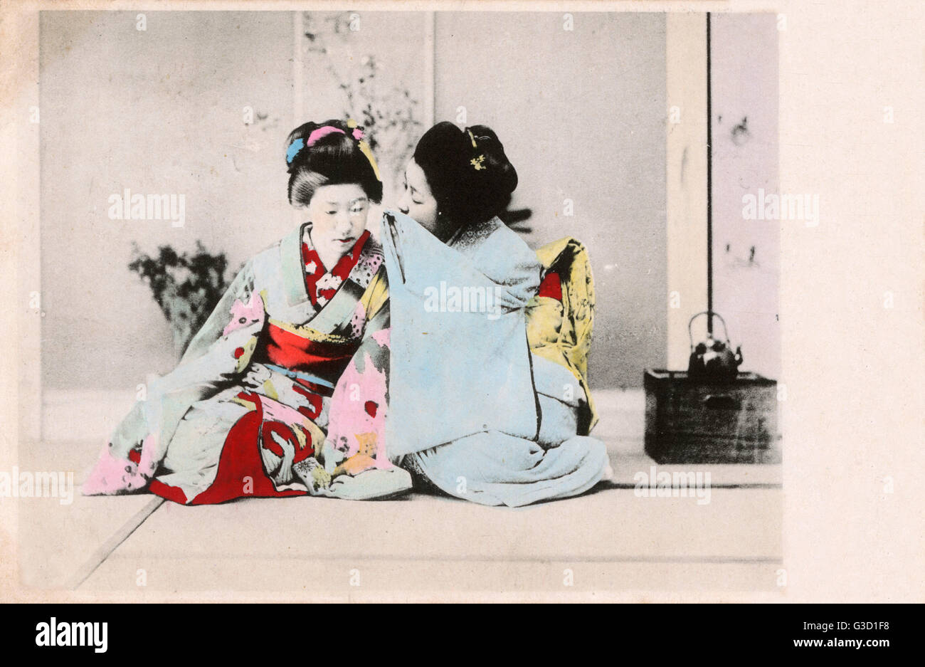 Courtesan seated hi-res stock photography and images - Alamy