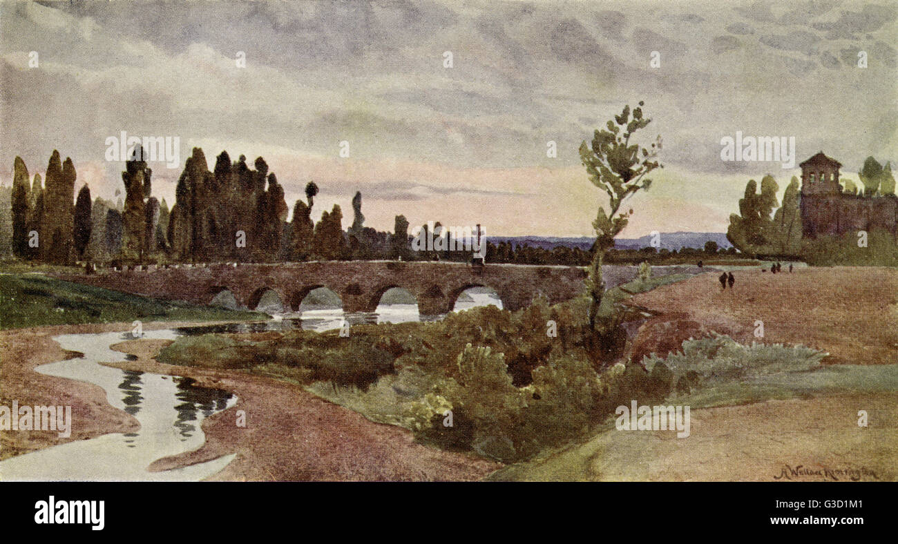 Bridge at Leon Stock Photo - Alamy