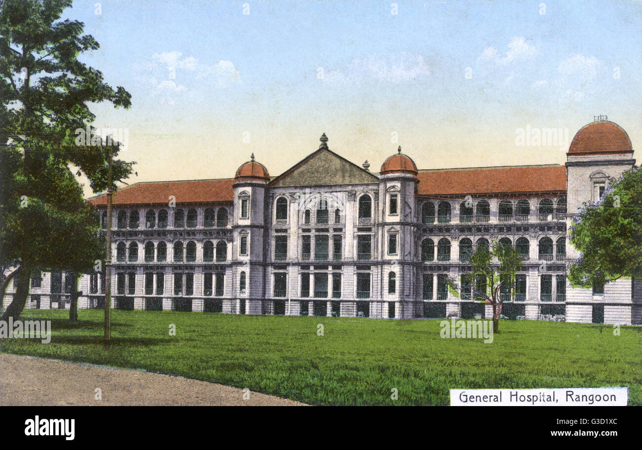 Yangon general hospital hi-res stock photography and images - Alamy