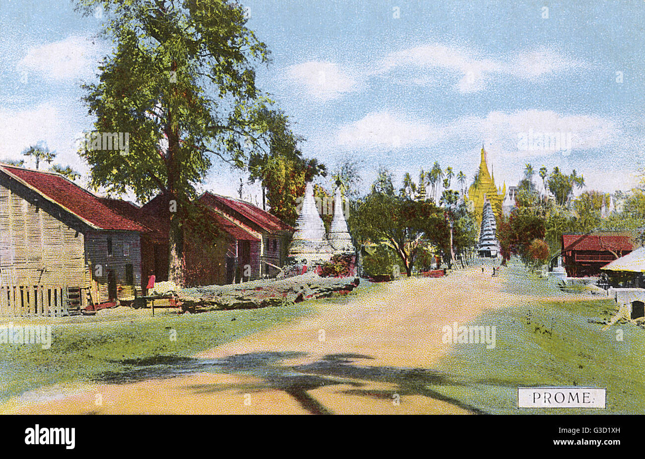 Myanmar - Pyay (ancient Prome Stock Photo - Alamy