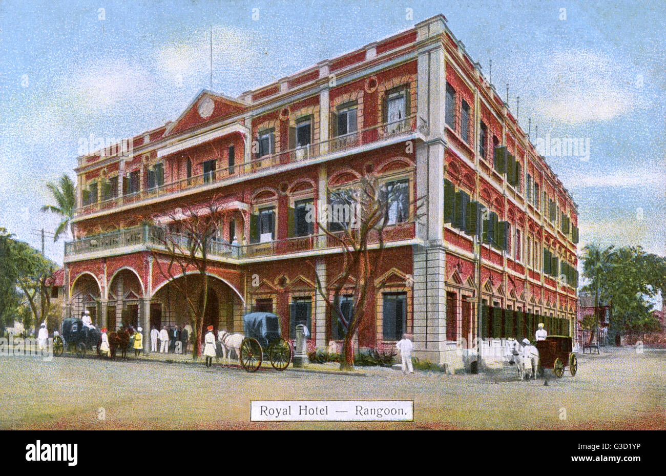 Myanmar - Yangon - Royal Hotel Stock Photo - Alamy