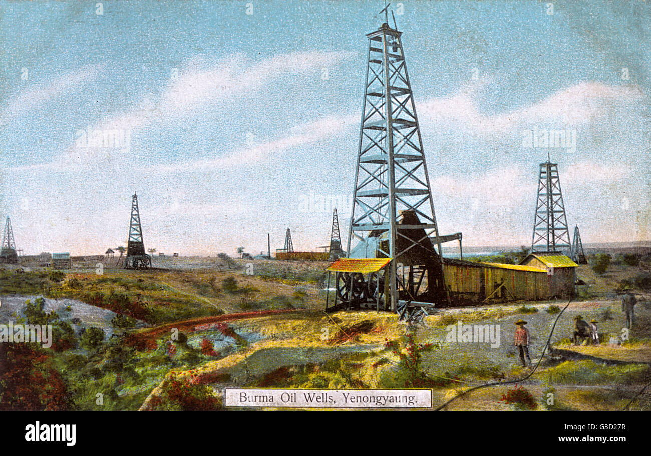 Myanmar oil industry hi-res stock photography and images - Alamy