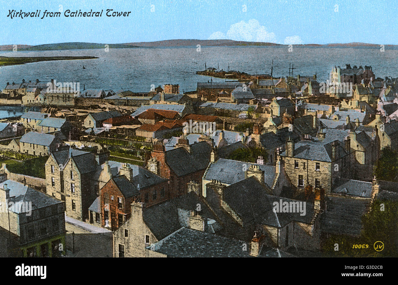 Scotland - Orkney - Kirkwall - View from Cathedral Tower Stock Photo ...