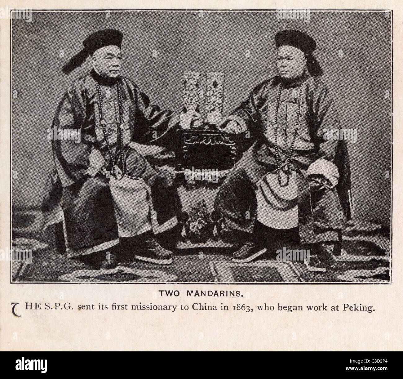 Two Chinese Mandarins - China Stock Photo - Alamy