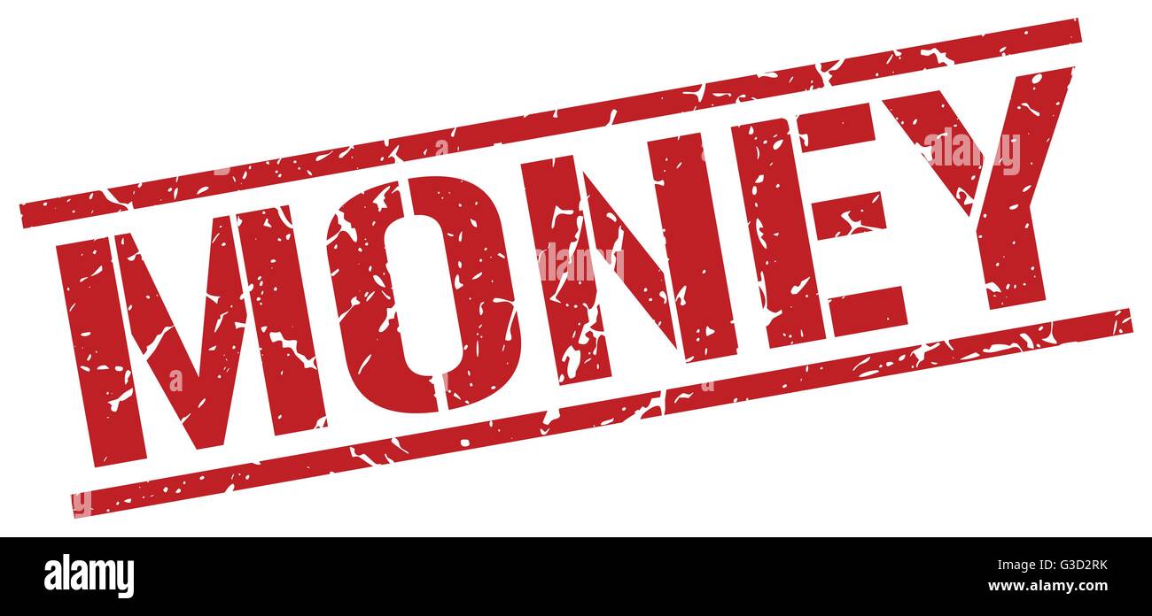 money red grunge square vintage rubber stamp Stock Vector Image & Art ...