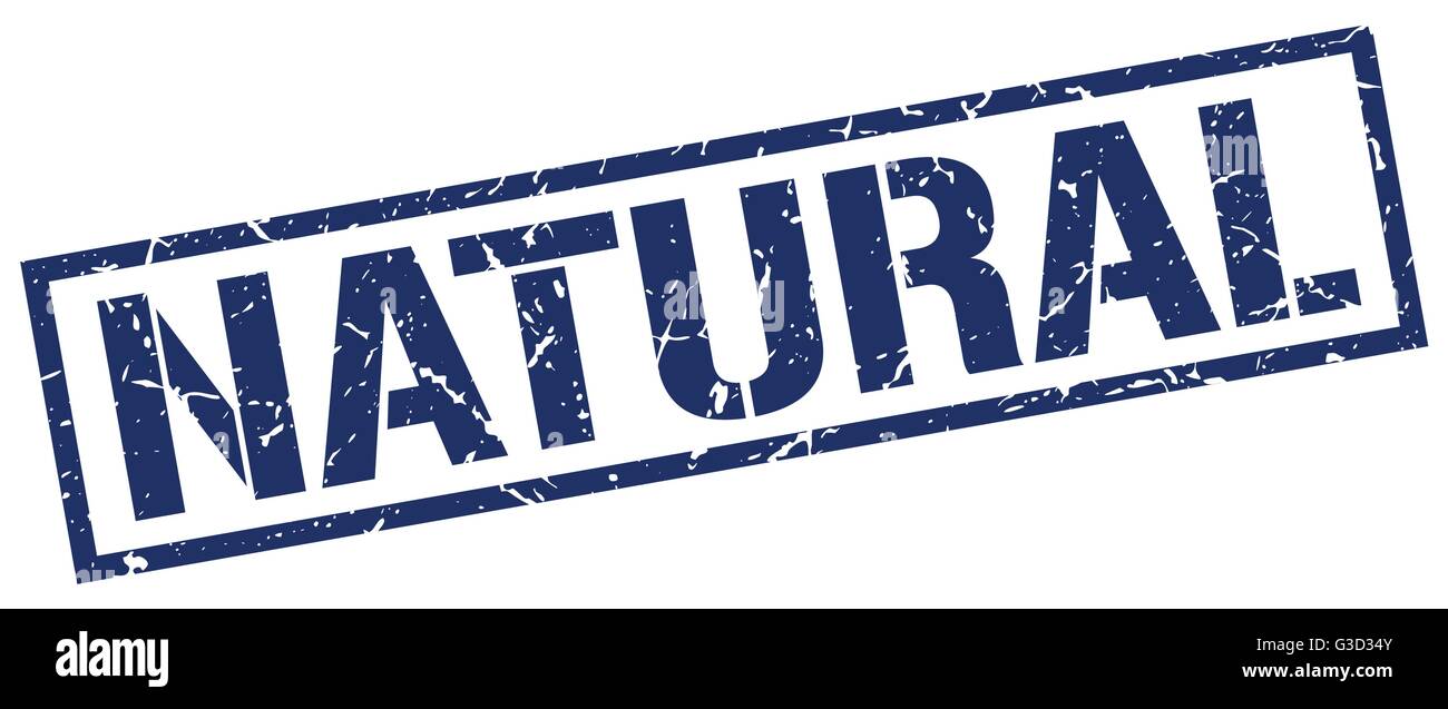 natural blue grunge square vintage rubber stamp Stock Vector Image ...