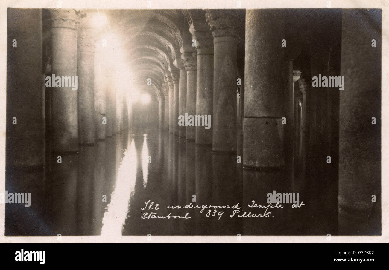The Istanbul Underground Cistern Stock Photo - Alamy