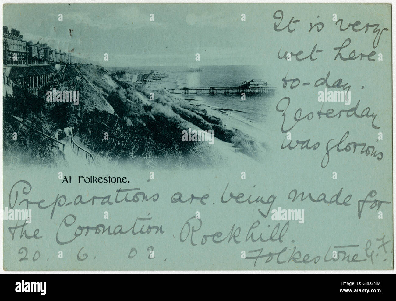 Coastal path folkstone hi-res stock photography and images - Alamy