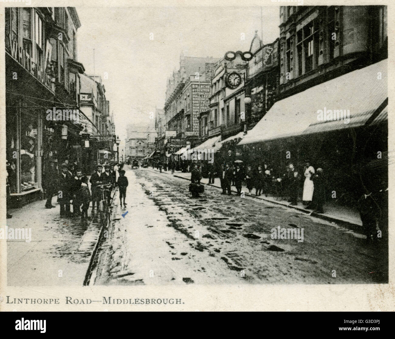 Linthorpe Road, Middlesbrough, Teesside Stock Photo - Alamy