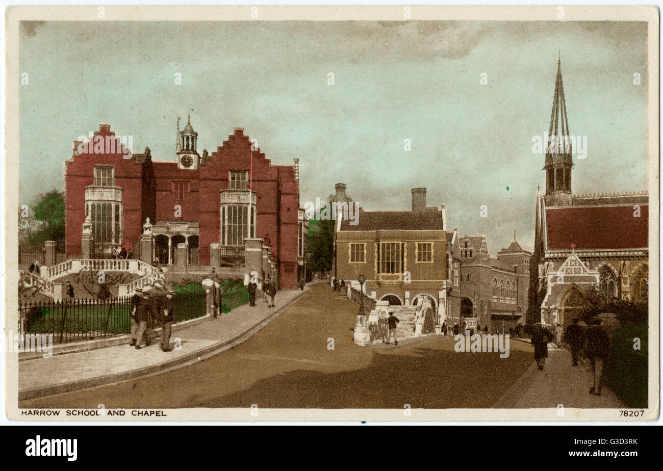 Harrow School and Chapel, Harrow, Middlesex Stock Photo - Alamy