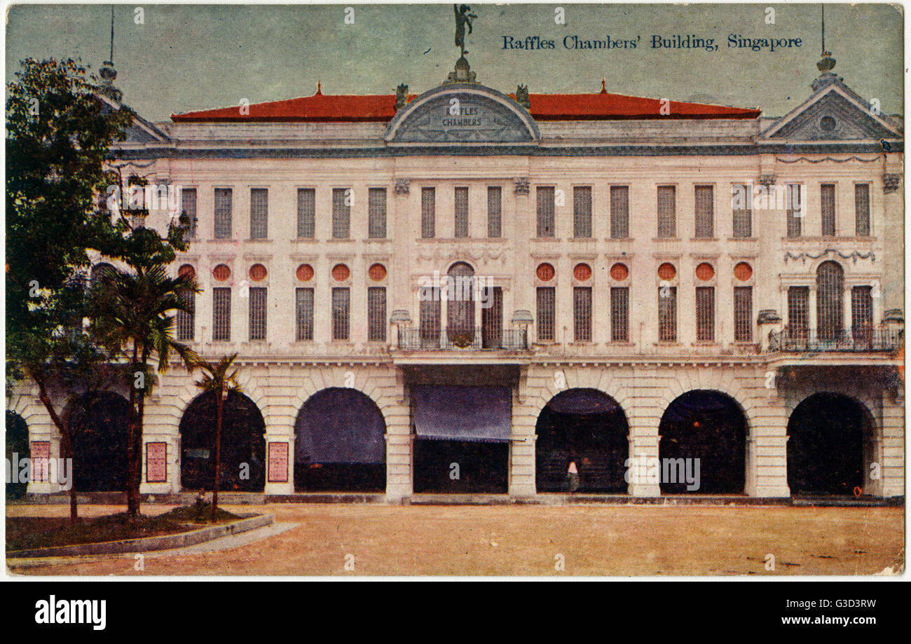 Raffles' Chambers Building, Singapore Stock Photo - Alamy
